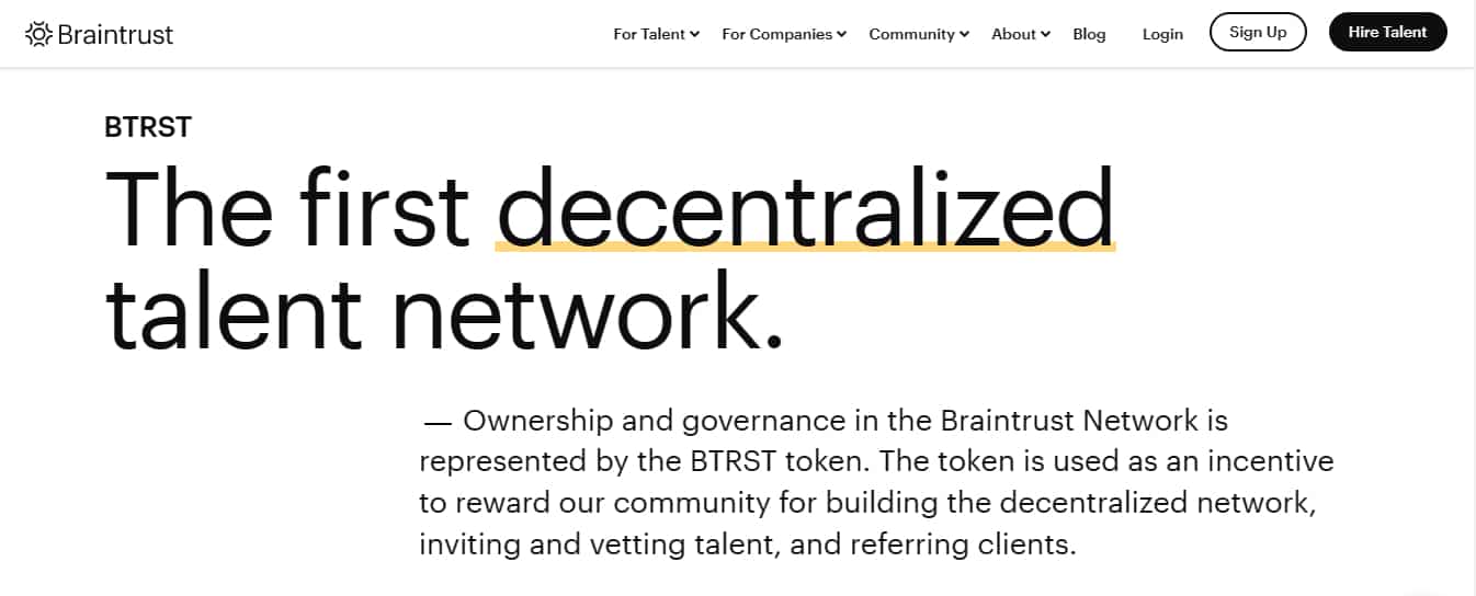 What Is Braintrust (BTRST)?