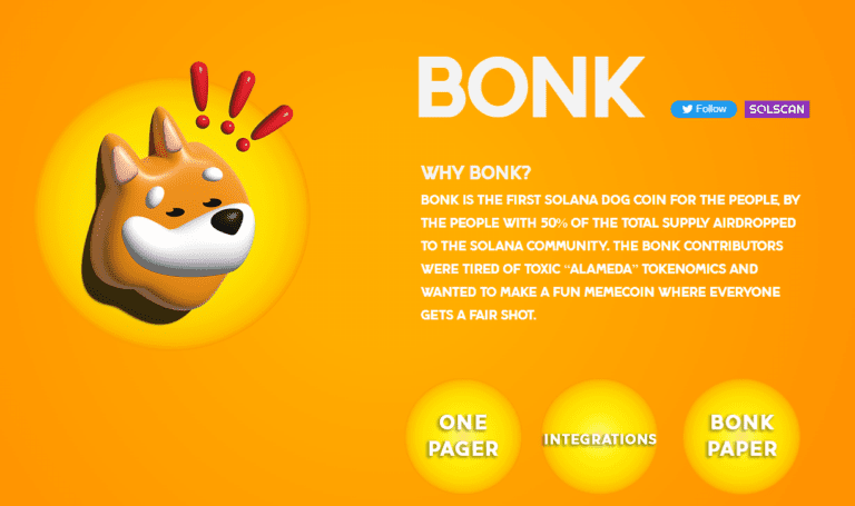 봉크(BONK)란 무엇인가요?